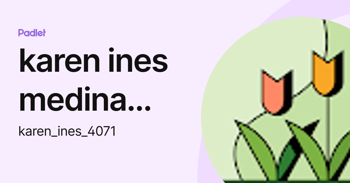 karen ines medina cosme (karen_ines_4071) profile | Padlet