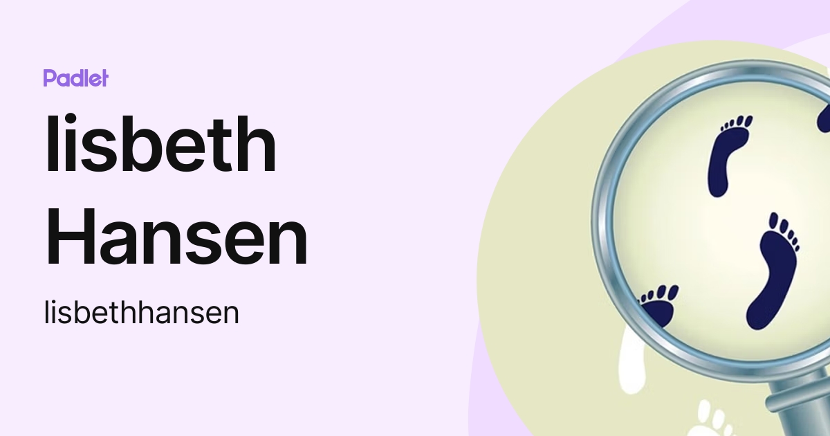 lisbeth Hansen (lisbethhansen) profile | Padlet