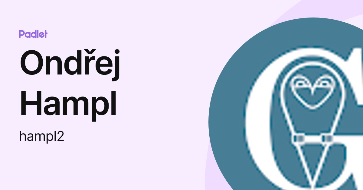 Ondřej Hampl (hampl2) profile | Padlet