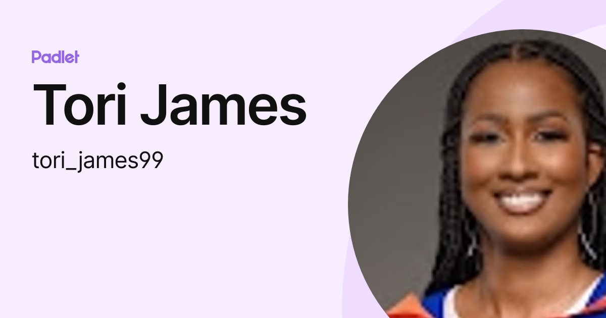Tori James (tori_james99) profile | Padlet