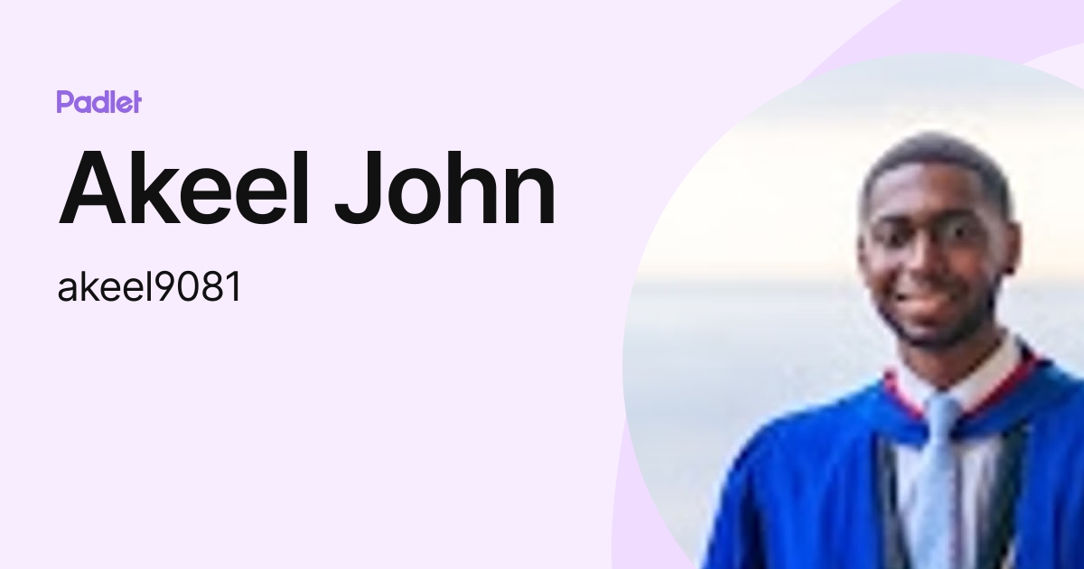 Akeel John (akeel9081) profile | Padlet