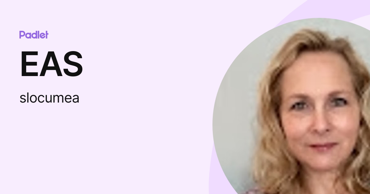 Elizabeth Slocum (slocumea) profile | Padlet