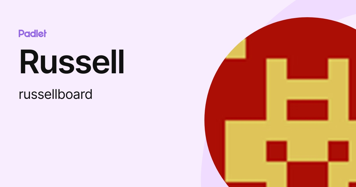 Russell Russellboard Profile Padlet