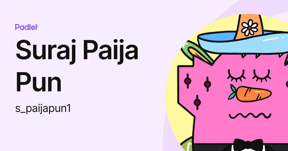 Suraj Paija Pun (s_paijapun1) profile | Padlet