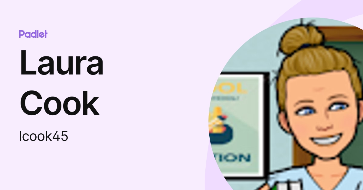 Laura Cook (lcook45) profile | Padlet