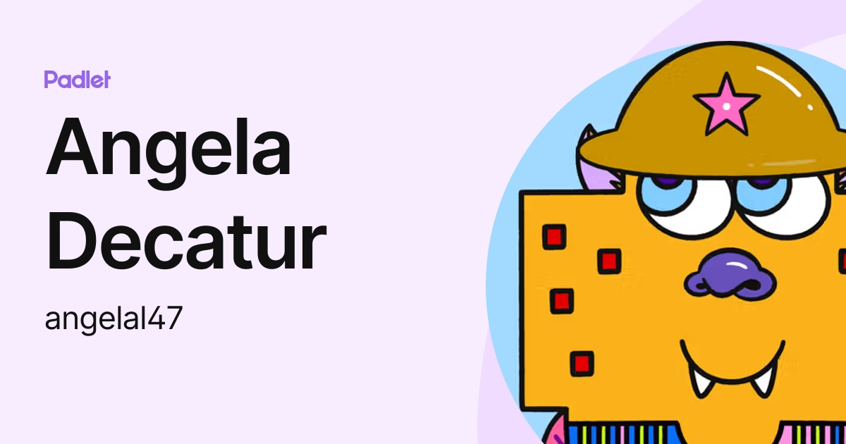 Angela Decatur (angelal47) profile | Padlet