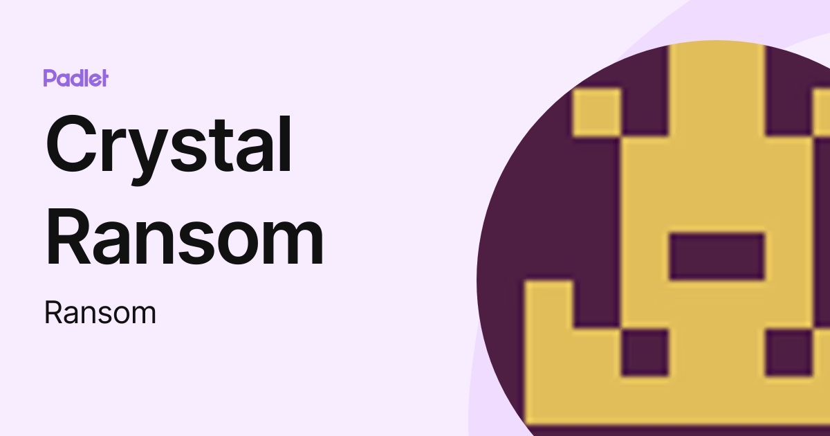 Crystal Ransom (Ransom) profile | Padlet