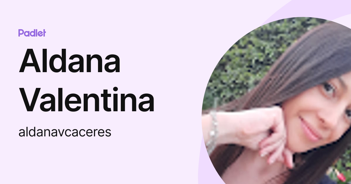 Aldana Valentina (aldanavcaceres) profile | Padlet