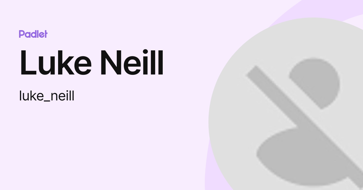 Luke Neill (luke_neill) profile | Padlet