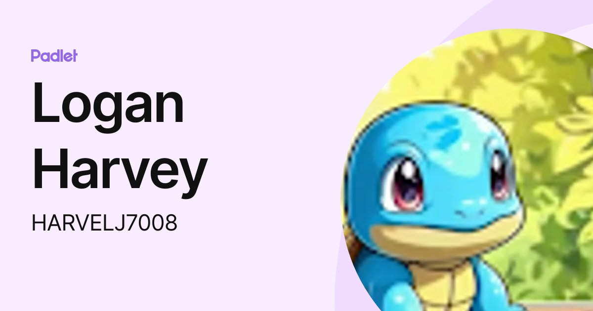 Logan Harvey (HARVELJ7008) profile | Padlet