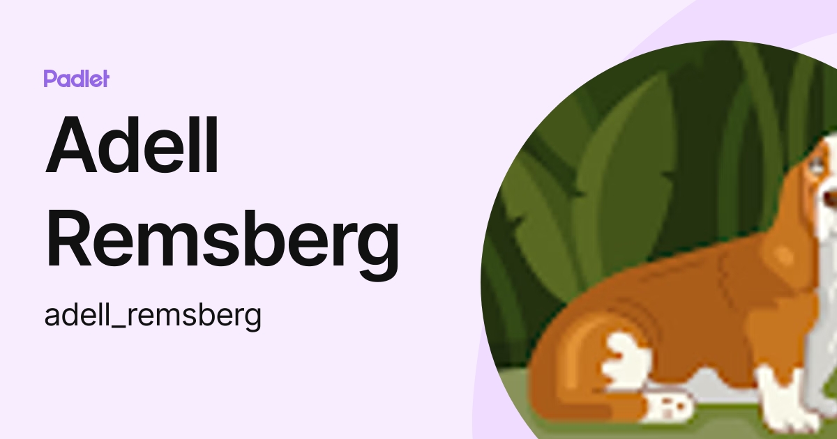 Adell Remsberg (adell_remsberg) profile | Padlet