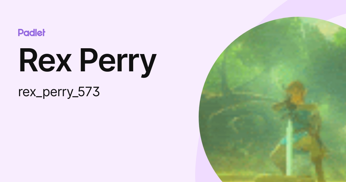 Rex Perry (rex_perry_573) profile | Padlet