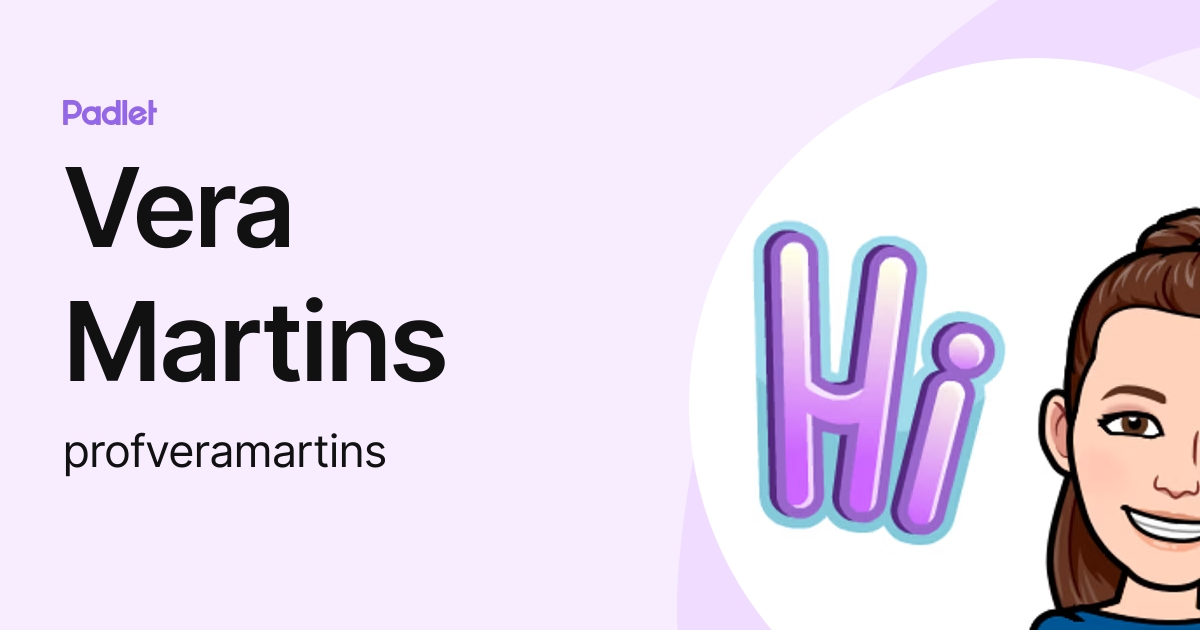 Vera Martins (profveramartins) profile | Padlet