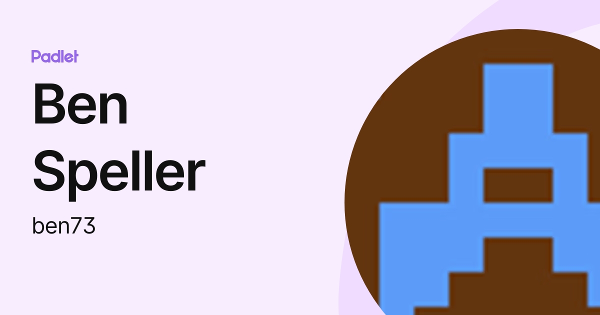 Ben Speller (ben73) profile | Padlet