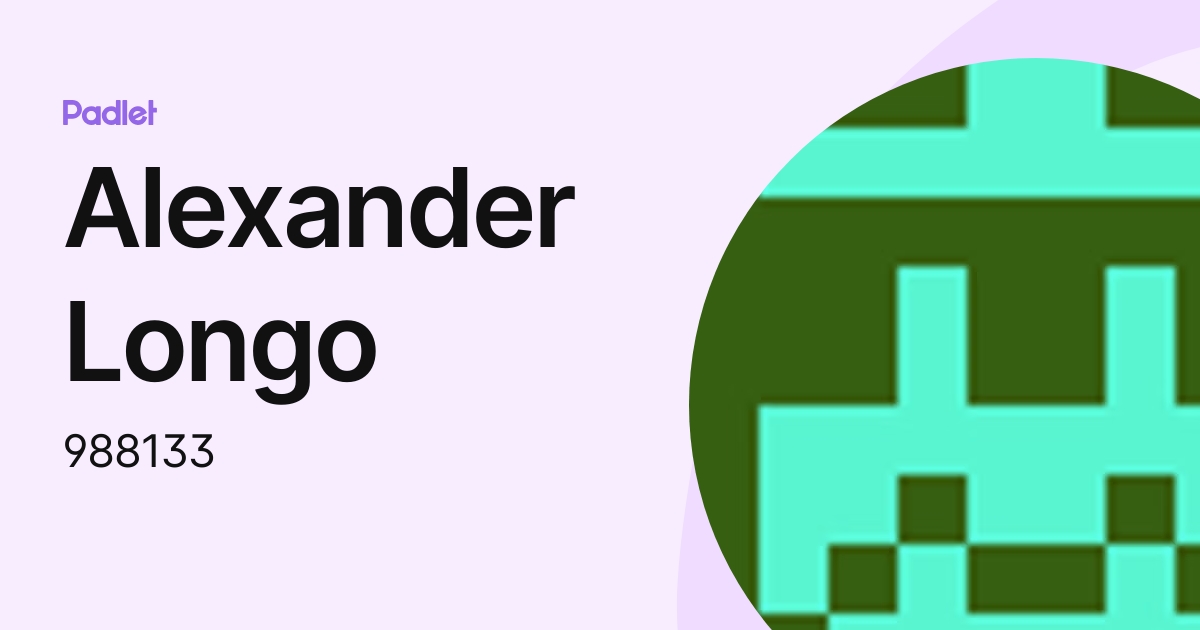 Alexander Longo (988133) profile | Padlet