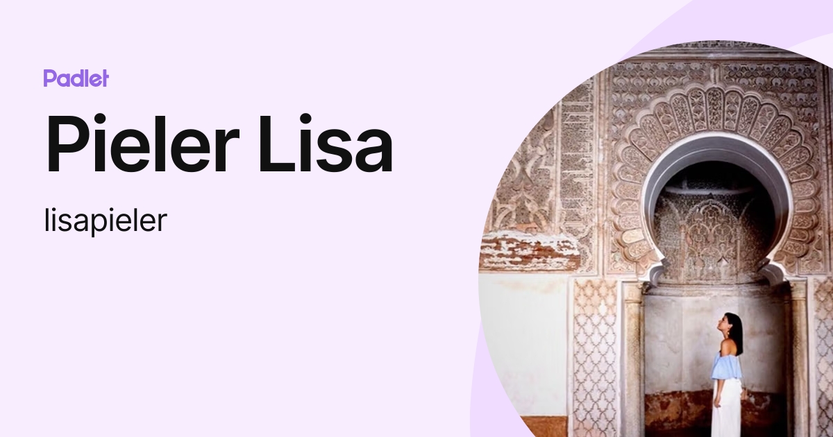 Pieler Lisa (lisapieler) profile | Padlet