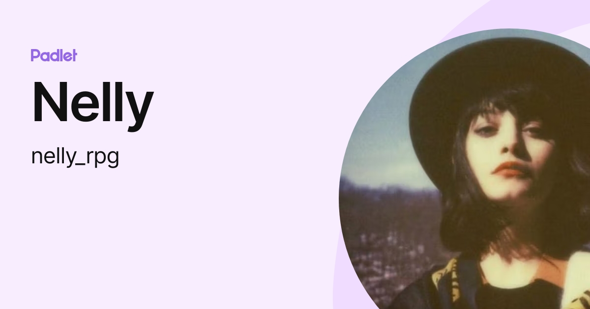 Nelly (nelly_rpg) profile | Padlet
