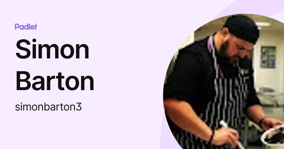 Simon Barton (simonbarton3) profile | Padlet