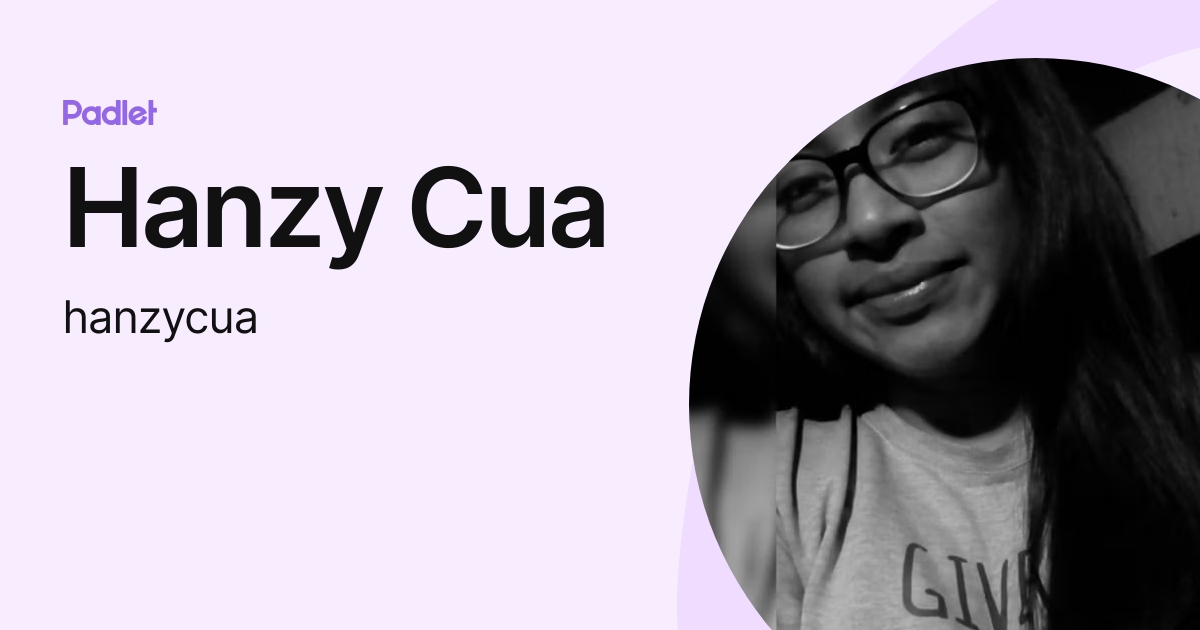 Hanzy Cua (hanzycua) profile | Padlet