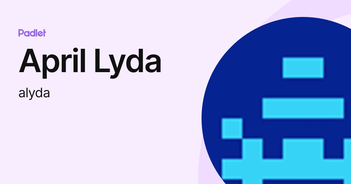 April Lyda (alyda) profile | Padlet