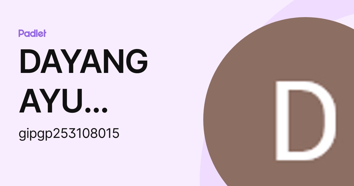 DAYANG AYU ANISSHAH BINTI AG YUSUF IPG-Pelajar (gipgp253108015) profile ...