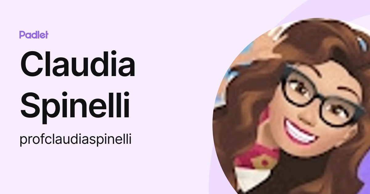 Claudia Spinelli (profclaudiaspinelli) profile | Padlet