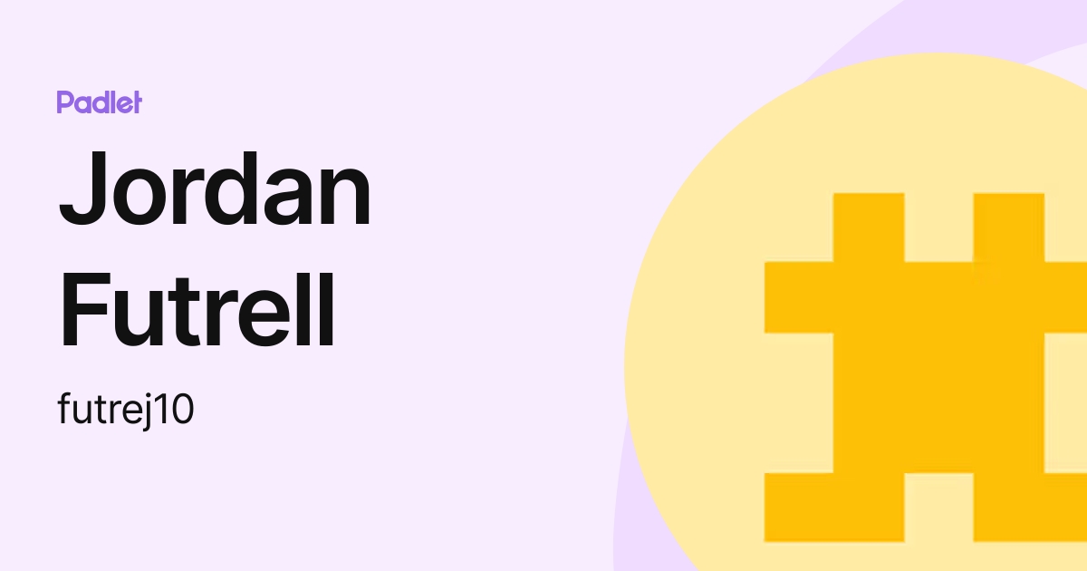 Jordan Futrell (futrej10) profile | Padlet