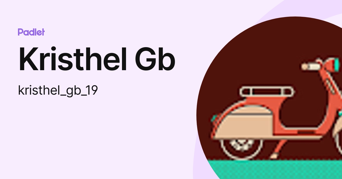 Kristhel Gb (kristhel_gb_19) profile | Padlet