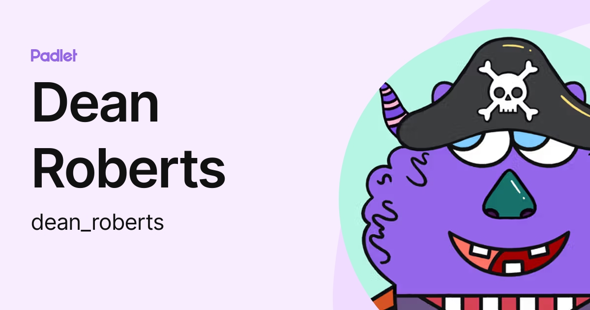 Dean Roberts (dean_roberts) profile | Padlet