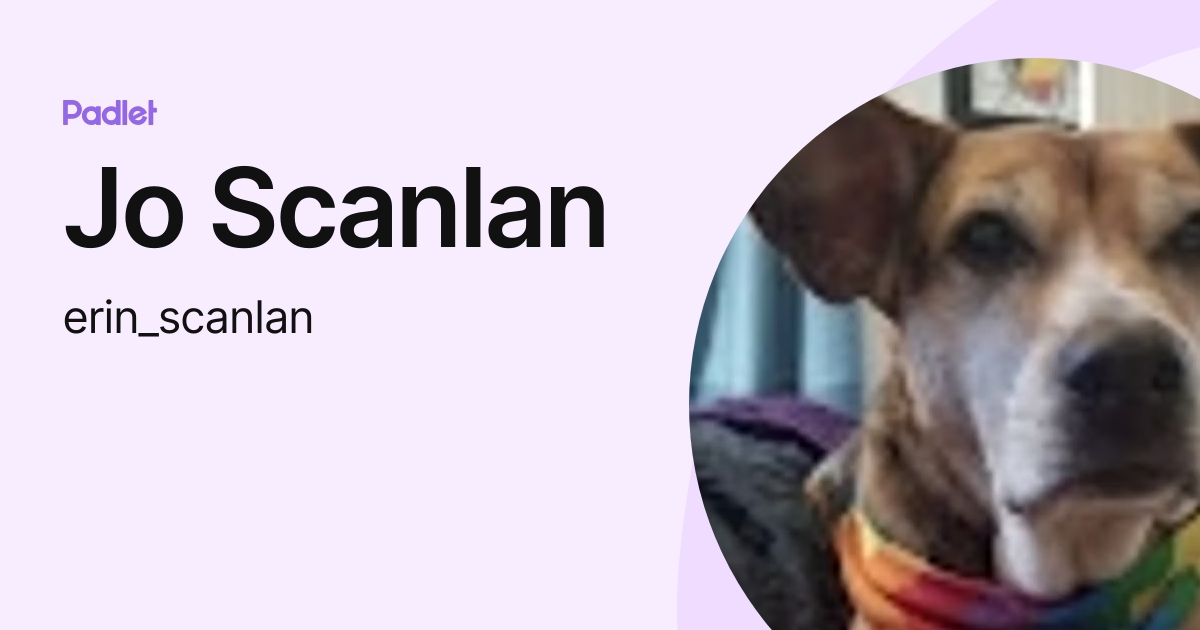 Jo Scanlan (erin_scanlan) profile | Padlet