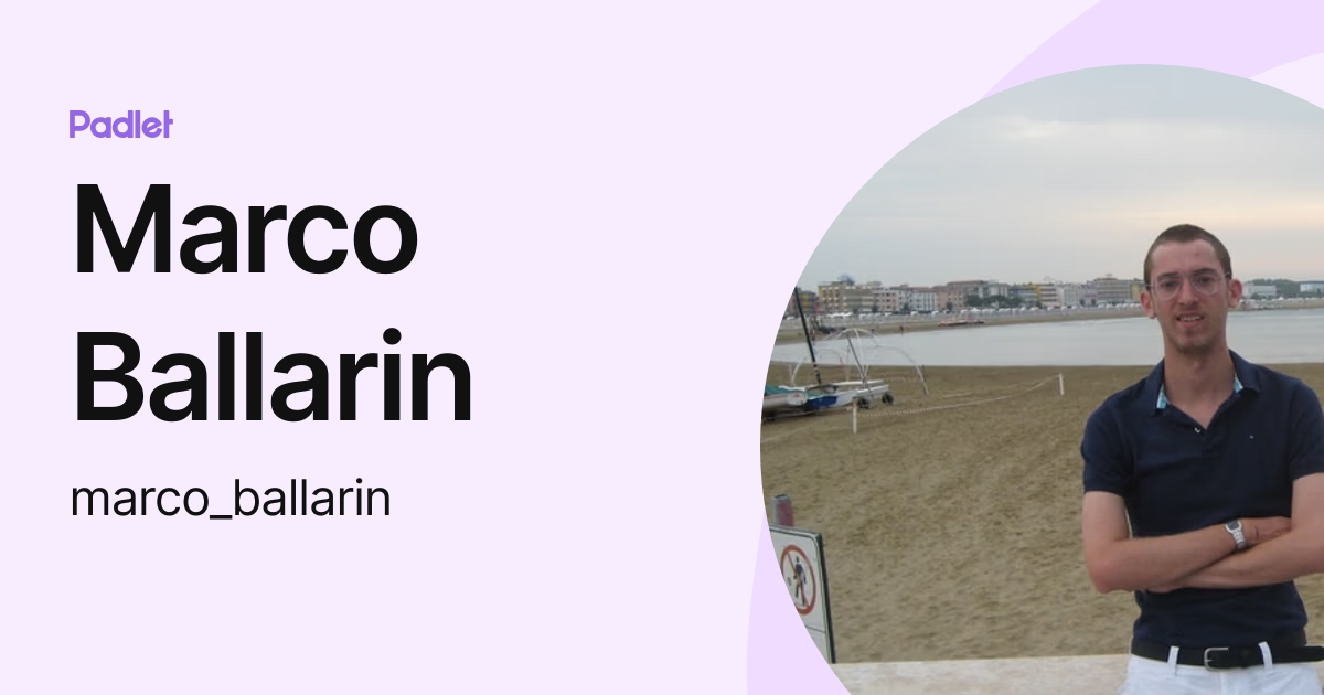 Marco Ballarin (marco_ballarin) profile | Padlet