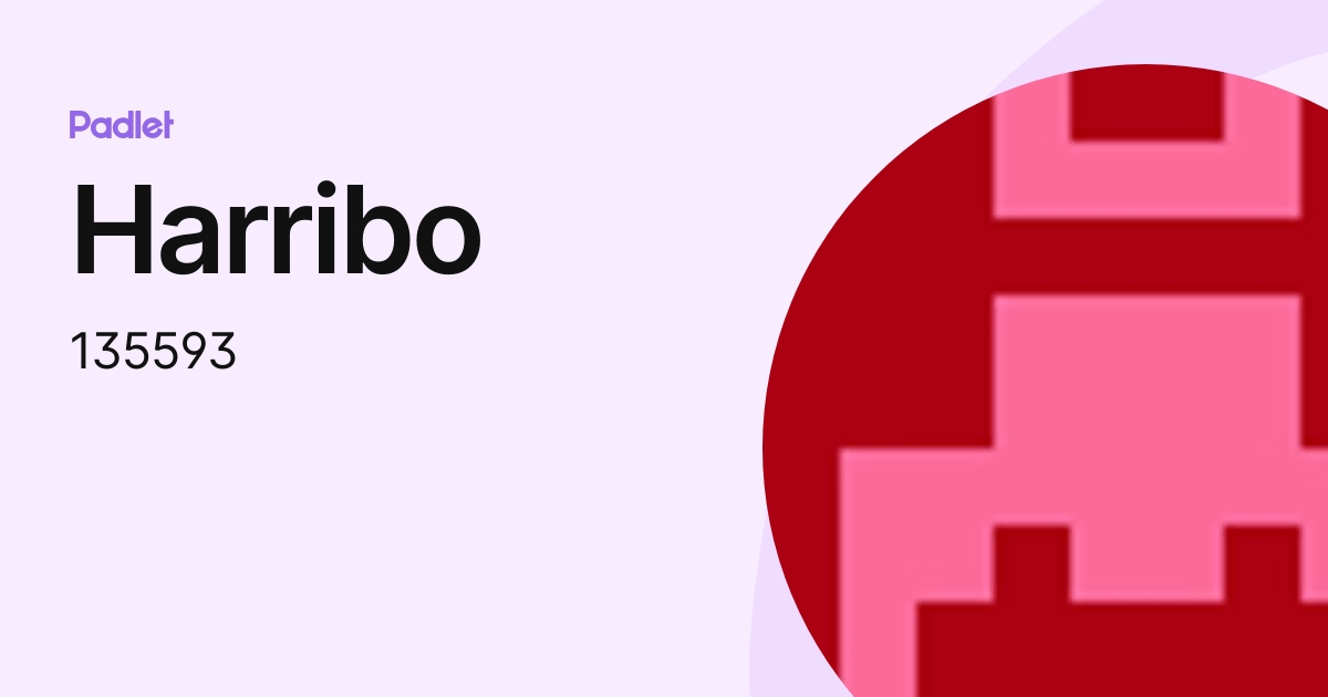 Harribo (135593) profile | Padlet