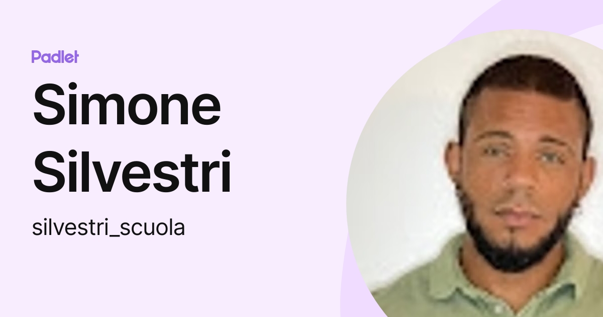 Simone Silvestri (silvestri_scuola) profile | Padlet