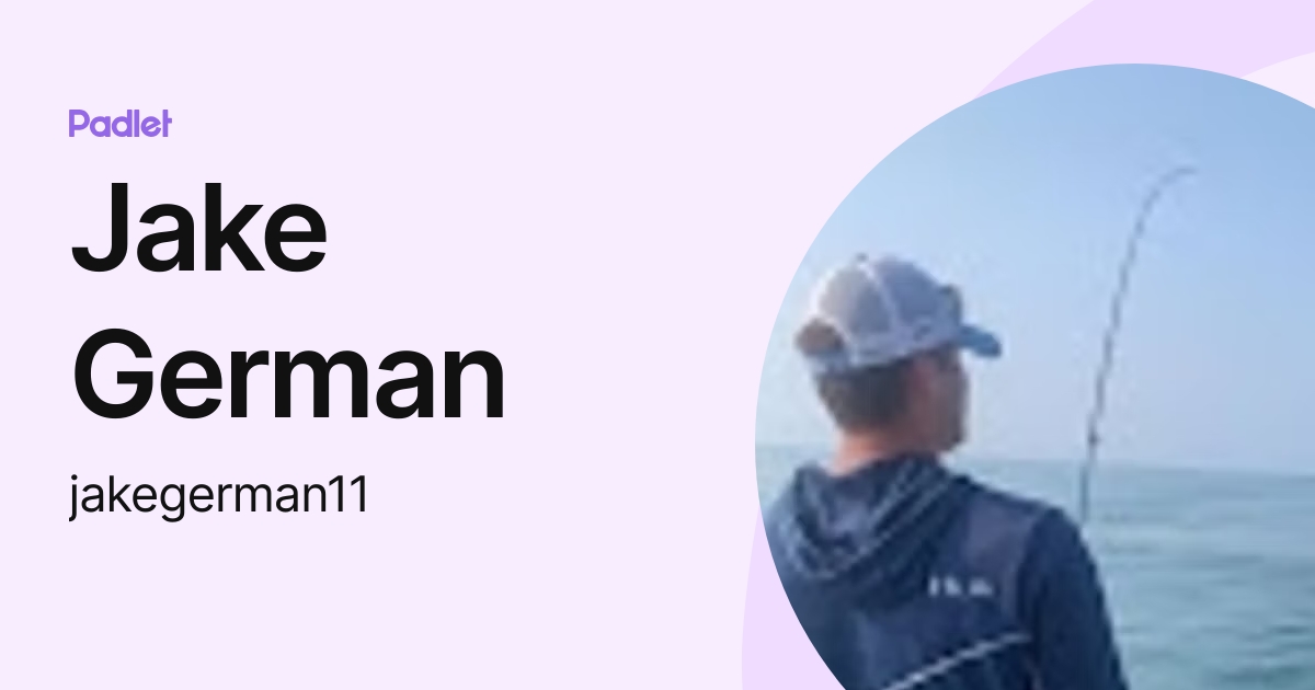 Jake German (jakegerman11) profile | Padlet