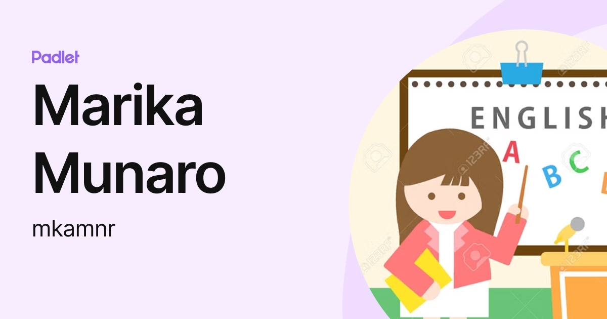 Marika Munaro (mkamnr) profile | Padlet