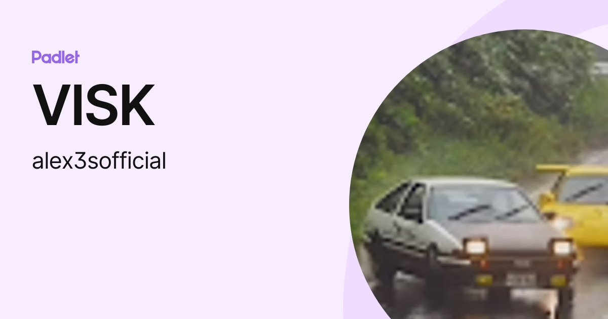 VISK (alex3sofficial) profile | Padlet