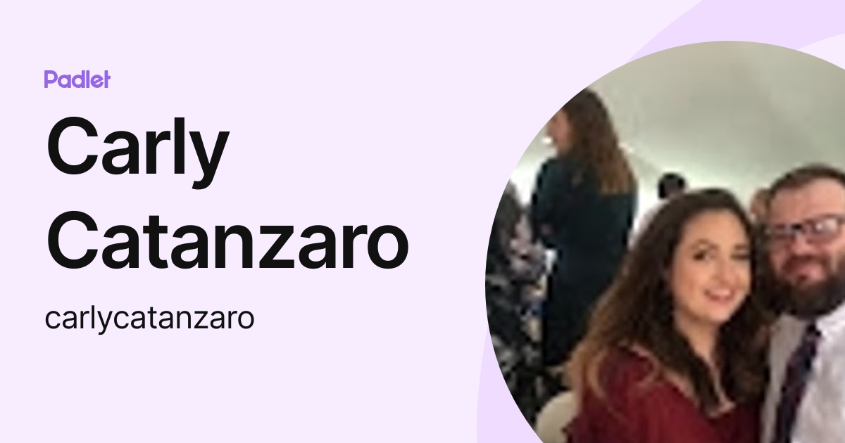 Carly Catanzaro (carlycatanzaro) profile | Padlet