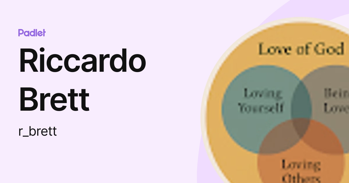 Riccardo Brett (r_brett) profile | Padlet