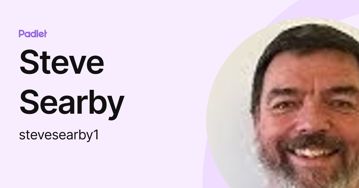 Steve Searby (steve_searby) profile | Padlet