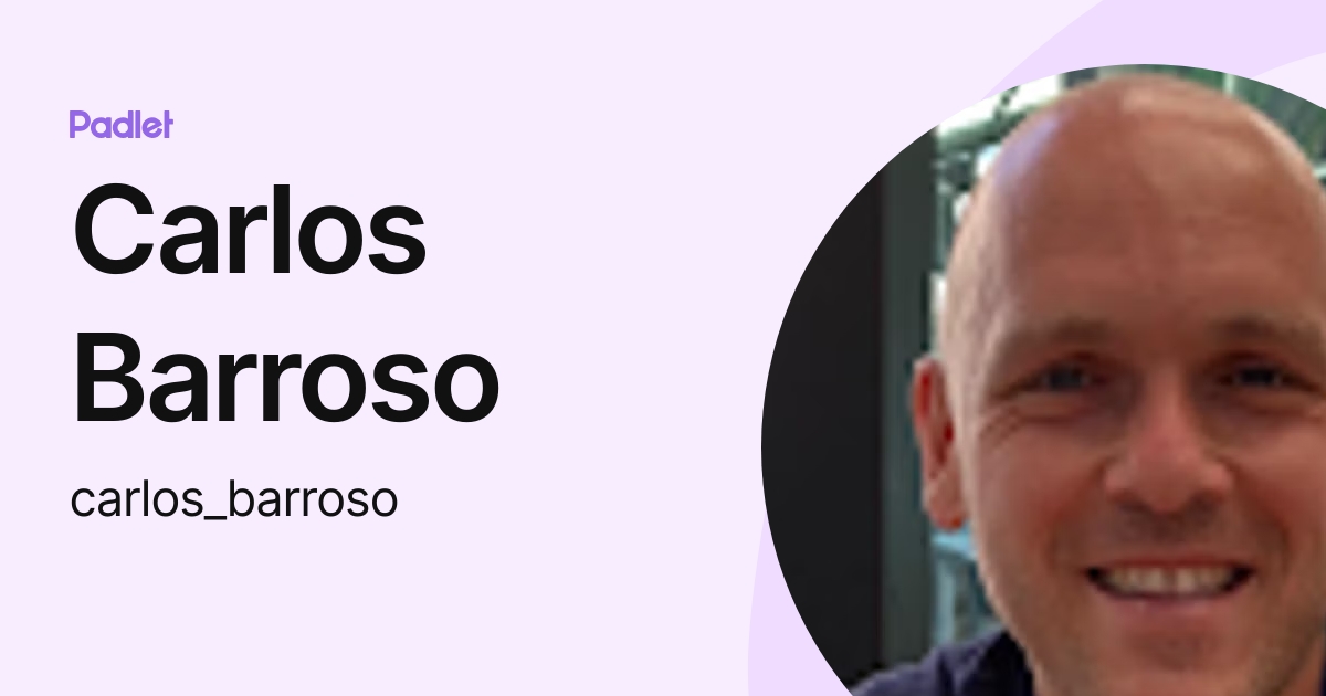 Carlos Barroso (carlos_barroso) profile | Padlet