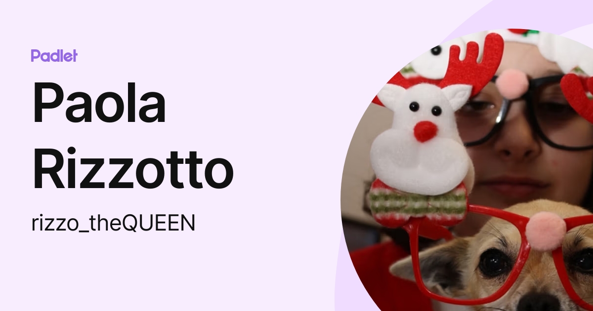 Paola Rizzotto (rizzo_theQUEEN) profile | Padlet