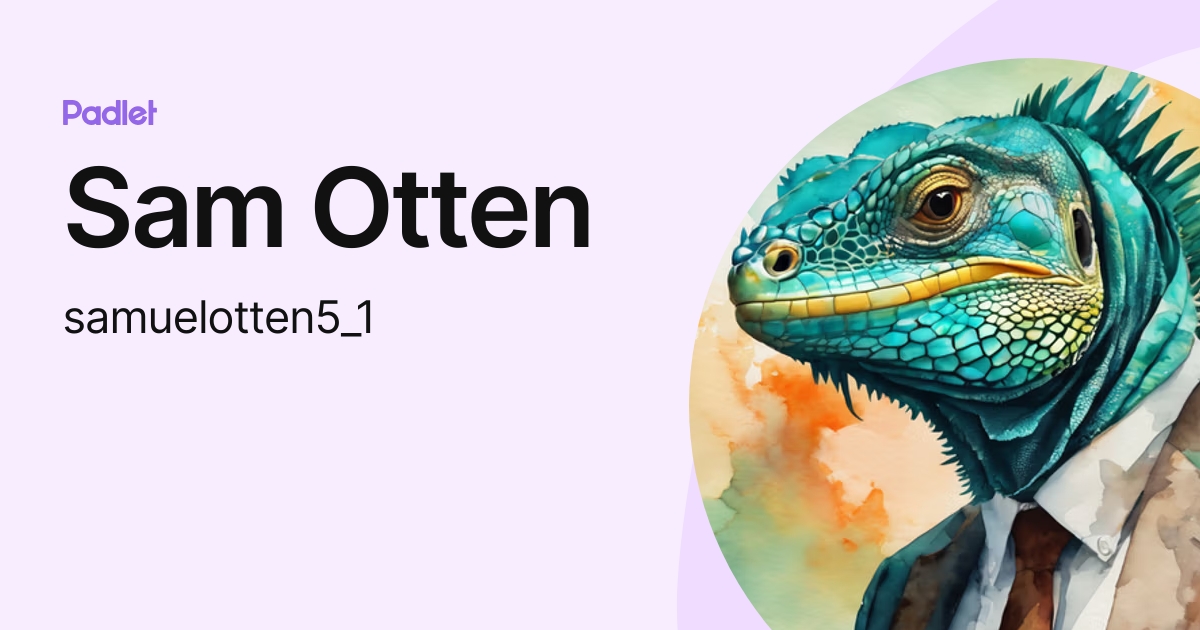 Sam Otten (m_mvsx_x) profile | Padlet
