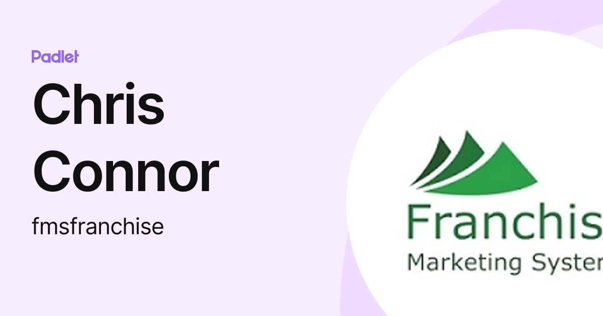 Chris Connor (fmsfranchise) profile | Padlet