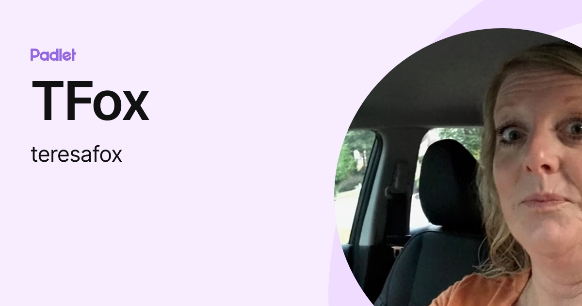 TFox (teresafox) profile | Padlet