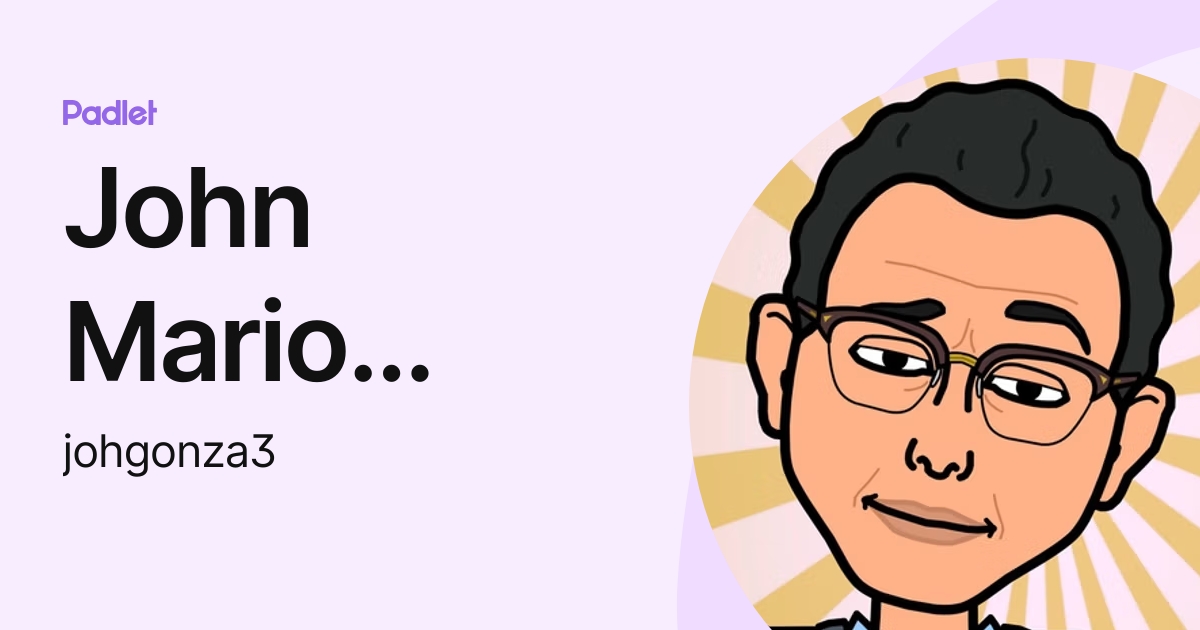 John Mario Gonzalez Escobar (johgonza1) profile | Padlet