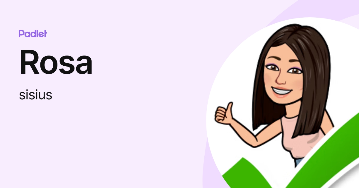 Rosa (sisius) profile | Padlet