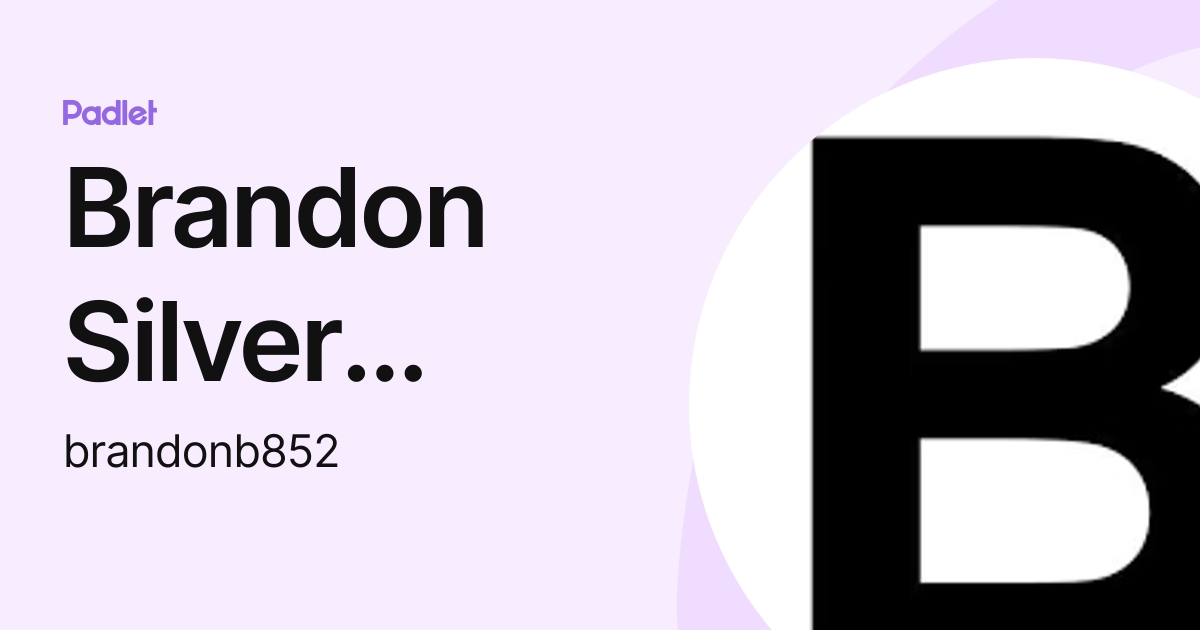 Brandon Silver Bautista Guaman (brandonb852) profile | Padlet