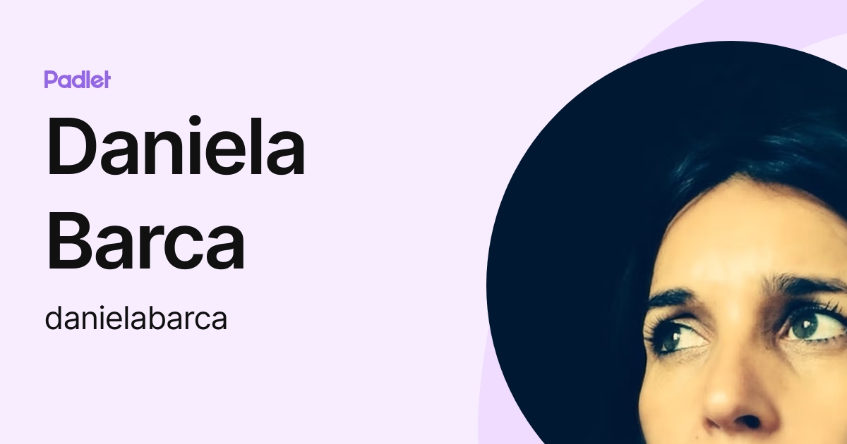 Daniela Barca (danielabarca) profile | Padlet