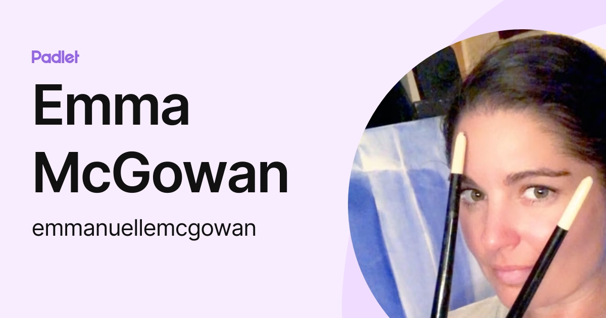 Emma McGowan (emmanuellemcgowan) profile | Padlet