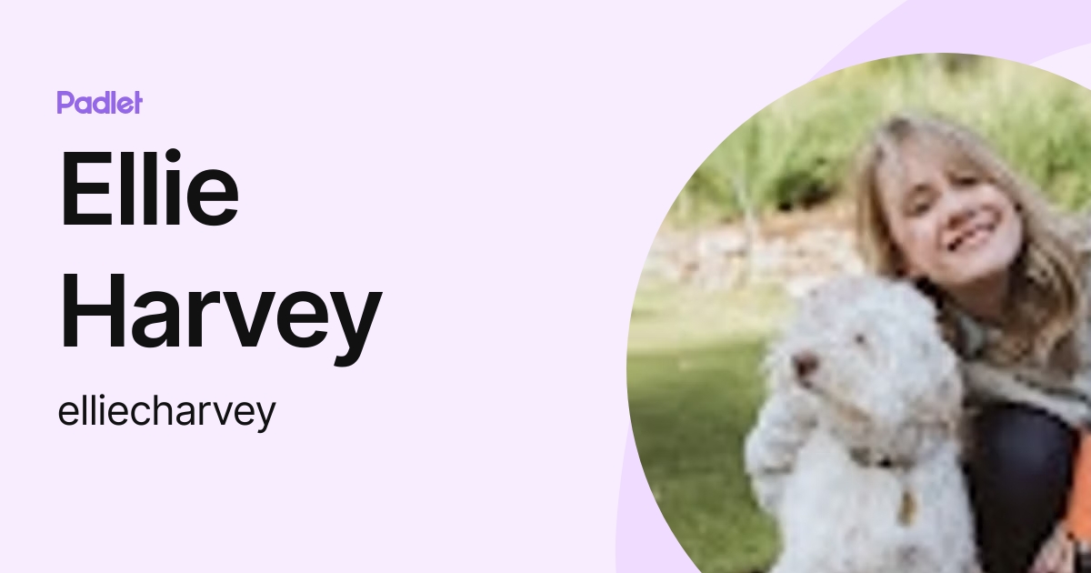 Ellie Harvey (elliecharvey) profile | Padlet
